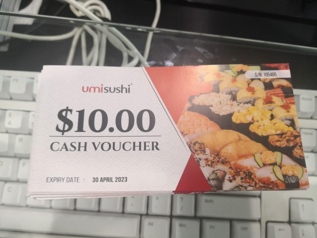30% Discount Umisushi Voucher umi sushi, Tickets & Vouchers, Vouchers ...