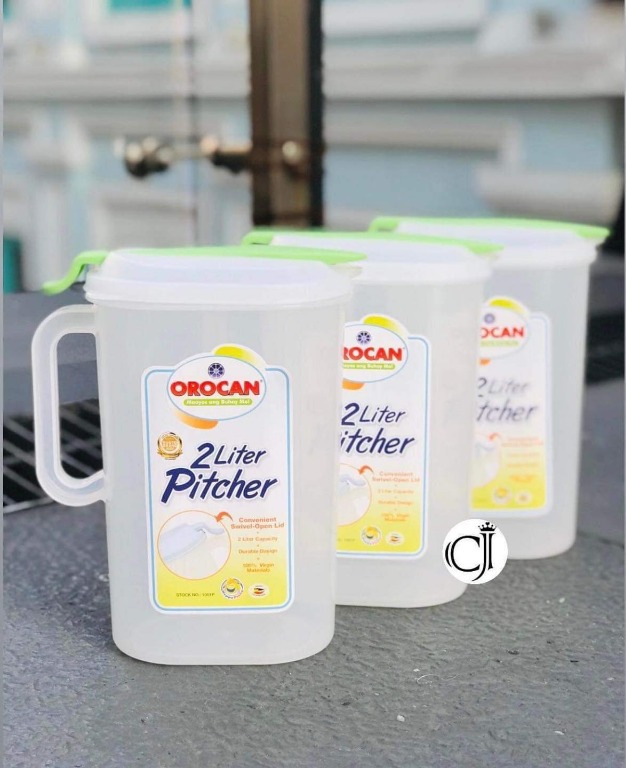2 Liters Orocan Swivel Lid Pitcher, Furniture & Home Living ...