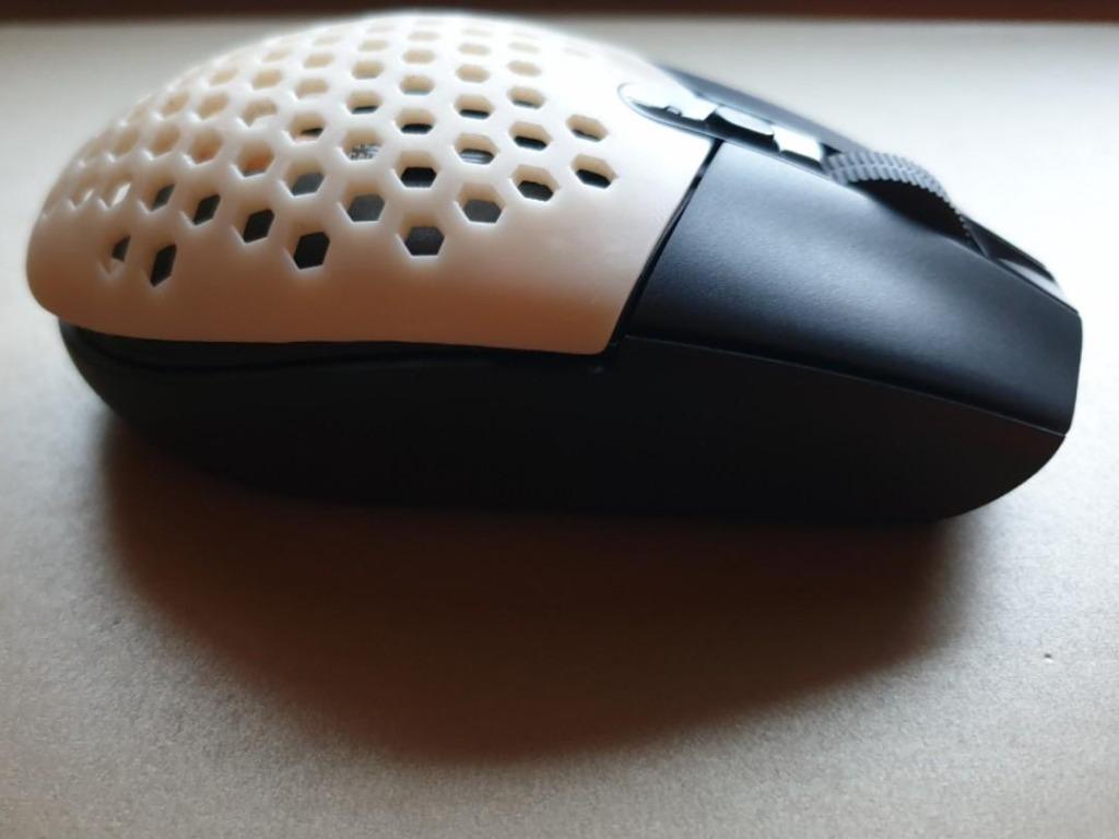 3D Printed Logitech G304 G305 honeycomb battery cover Tough ABS ...