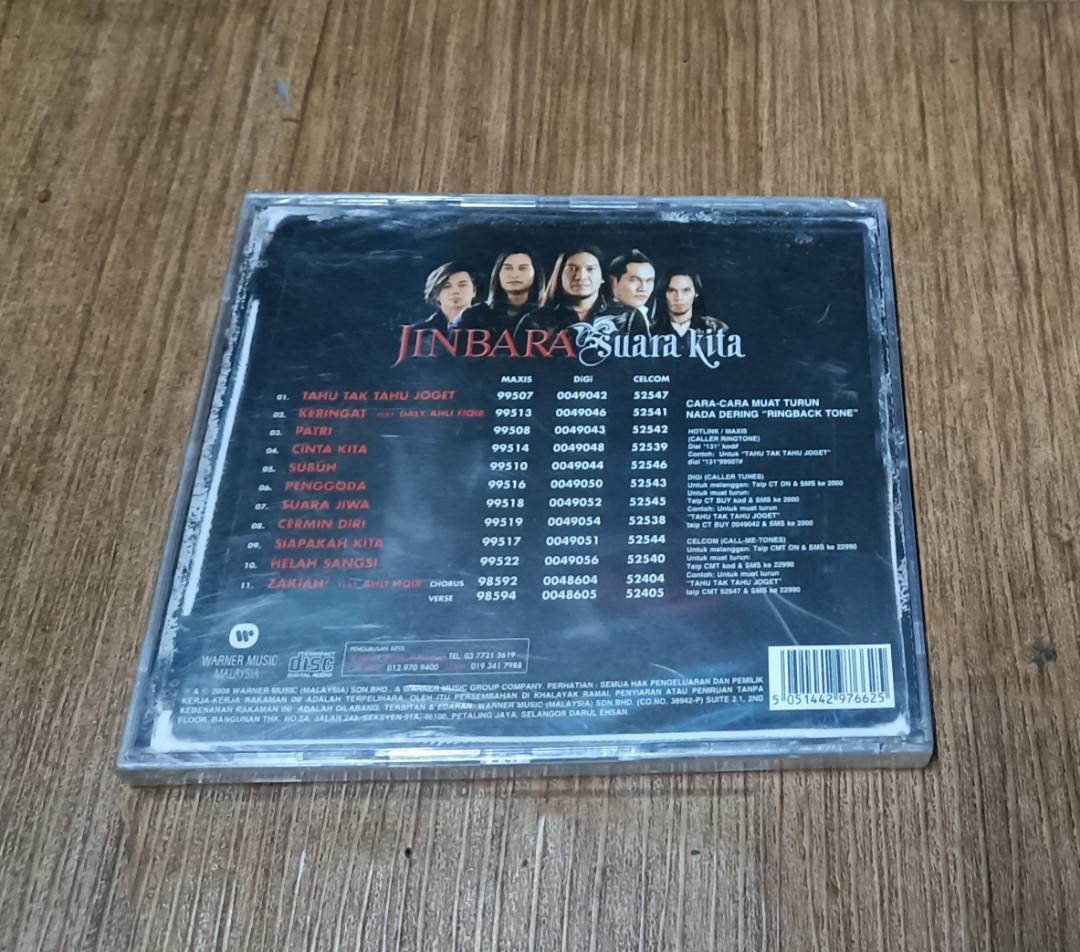CD JINBARA Kumpulan JINBARA @ 2008 Warner Music.. album ke 5 Kumpulan ...