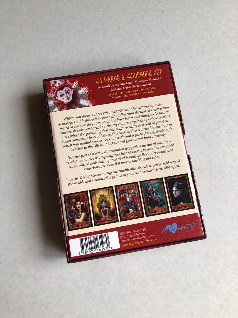 馬戲團神諭卡 Divine Circus Oracle 占星 命理 塔羅 占卜 塔羅牌 神諭卡, 家具及居家用品, 戶外家具在旋轉拍賣