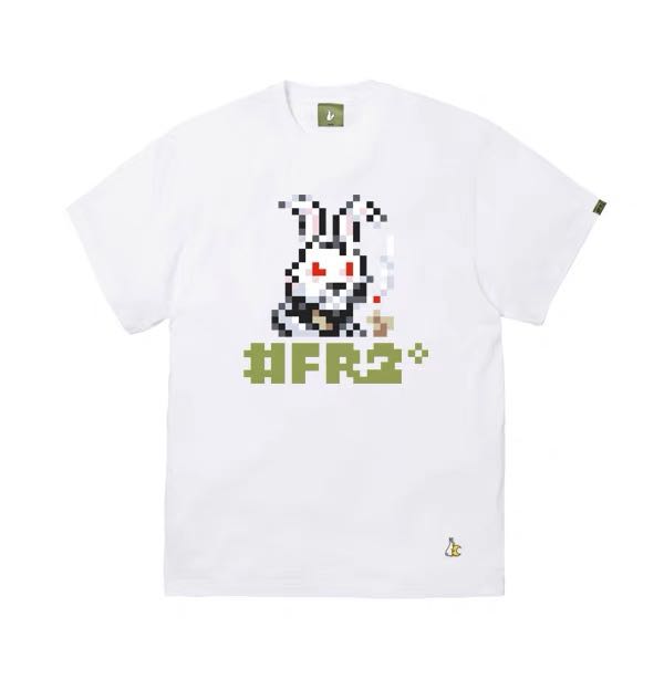 日本預訂 FR2 rabbit logo tee, 男裝, 上身及套裝, T-shirt、恤衫、有領衫 - Carousell
