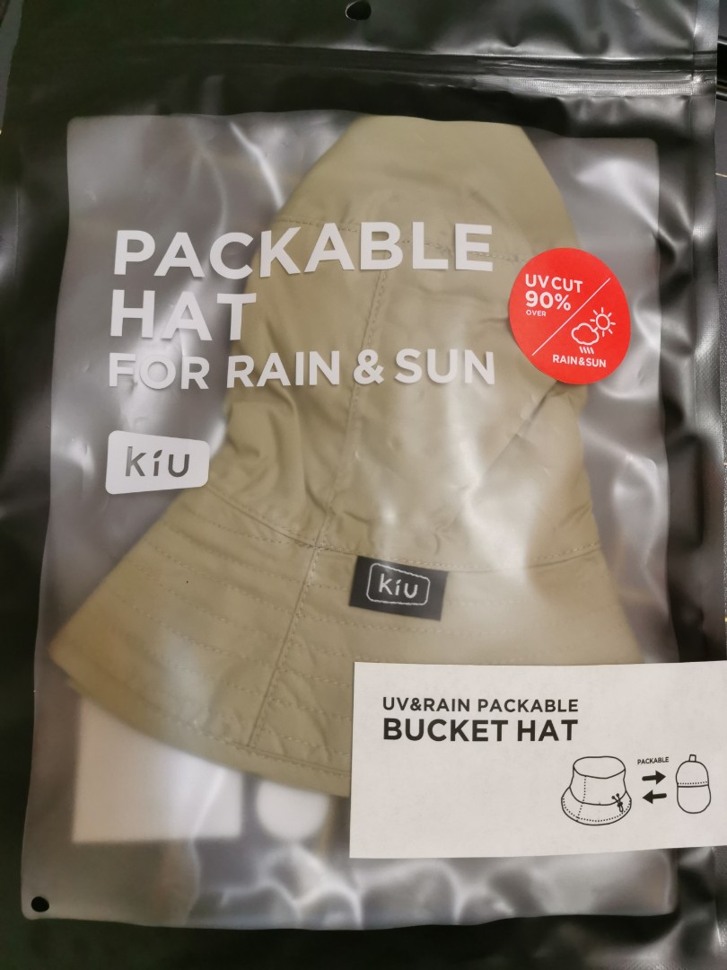 日本品牌 Kiu 晴雨兩用帽(可防UV), 男裝, 外套及戶外衣服 - Carousell