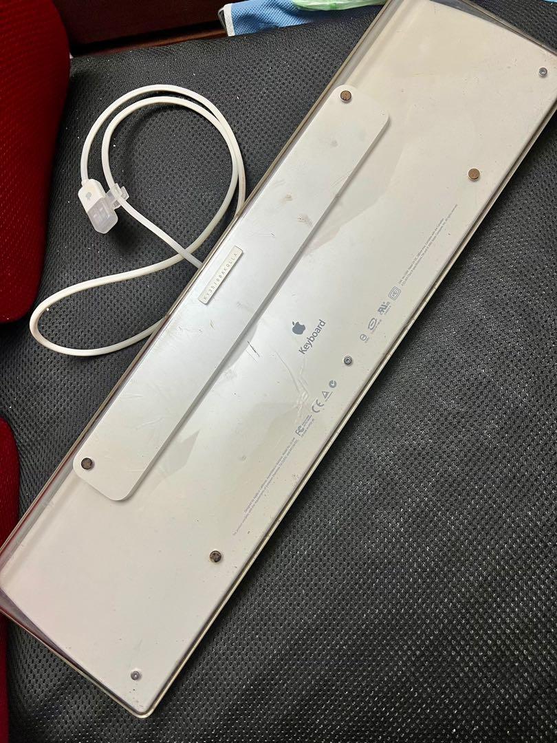 Apple iMac A1048 有線鍵盤 G4 鍵盤 Mac Keyboard, 電腦及科技產品, 電腦周邊產品, 電腦鍵盤及相關產品在旋轉拍賣