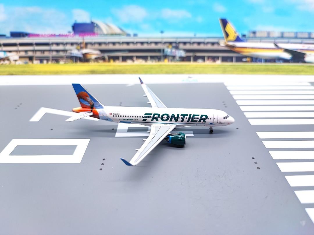 AeroClassics 1:400 A320-200 Frontier Airlines (2016 Flamingo Livery ...