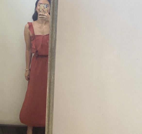 Anika - Ali Midi Skirt in Salmon, Women's Fashion, Bottoms, Skirts on ...