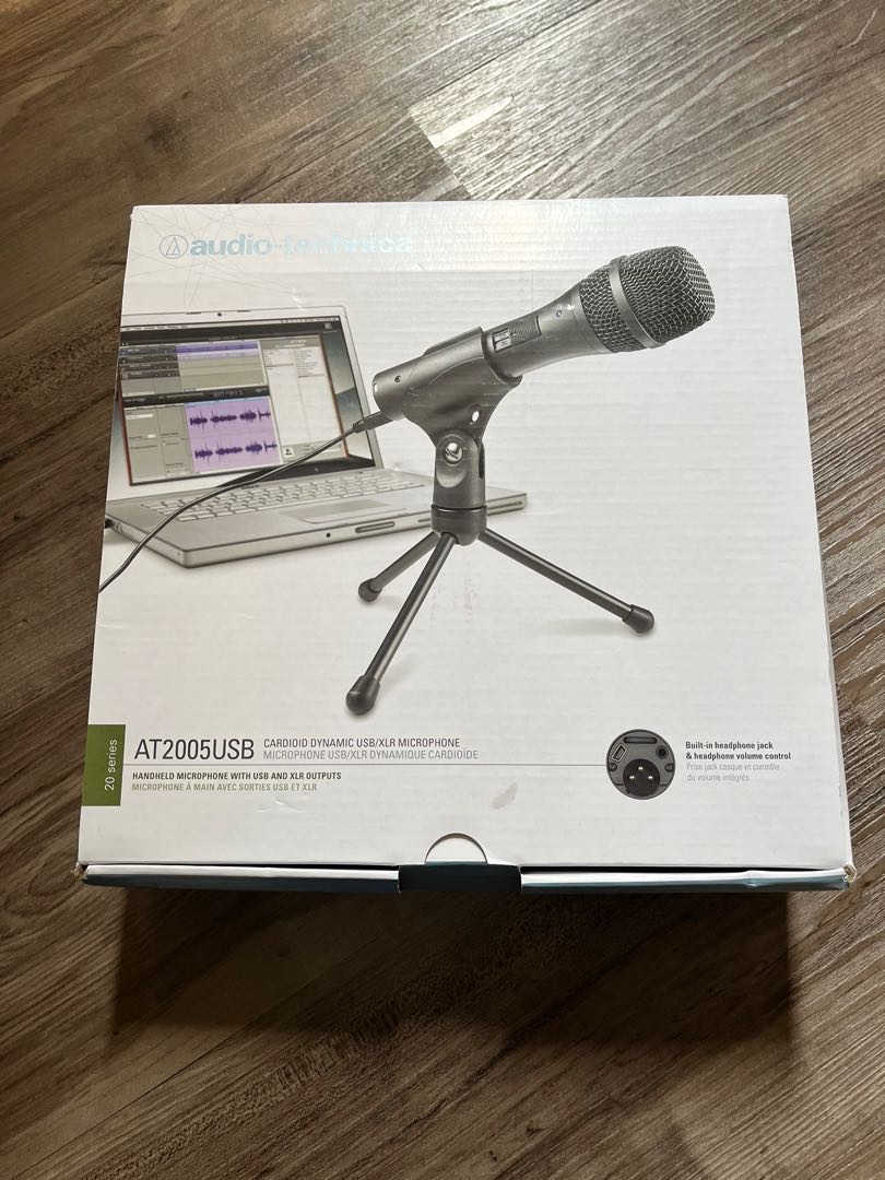 Audio-technica AT2005USB (Brandnew) Free Delivery, Audio, Microphones ...