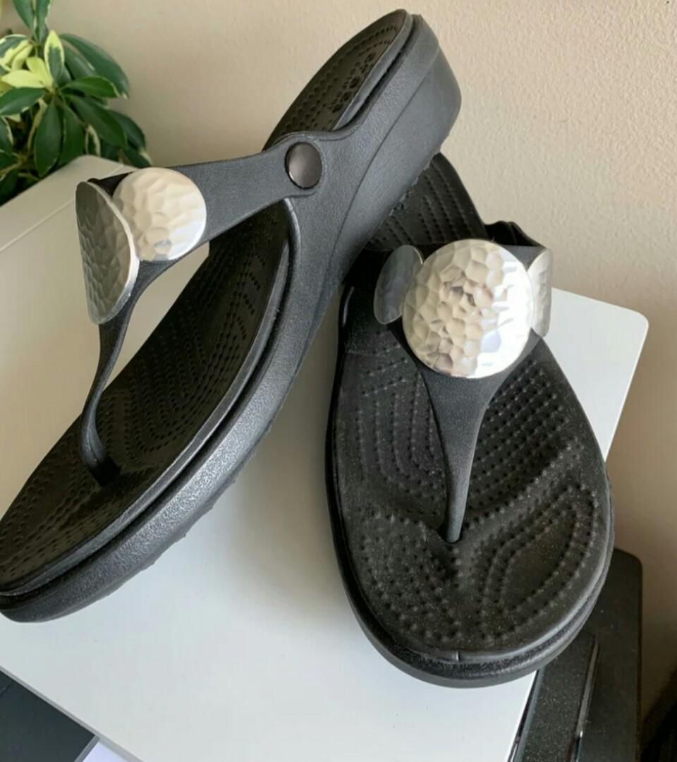 Authentic Crocs, Women's Fashion, Footwear, Slippers and slides on ...