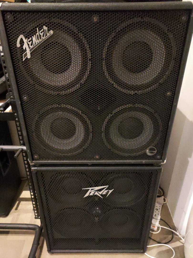 Bass Cabinet 810 (2x 410), Hobbies & Toys, Music & Media, Musical ...