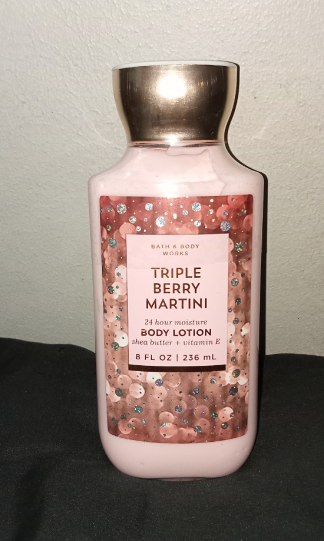 Bath & Body Works Triple Berry Martini Body Lotion, Beauty & Personal ...