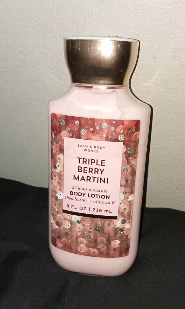 Bath & Body Works Triple Berry Martini Body Lotion, Beauty & Personal ...