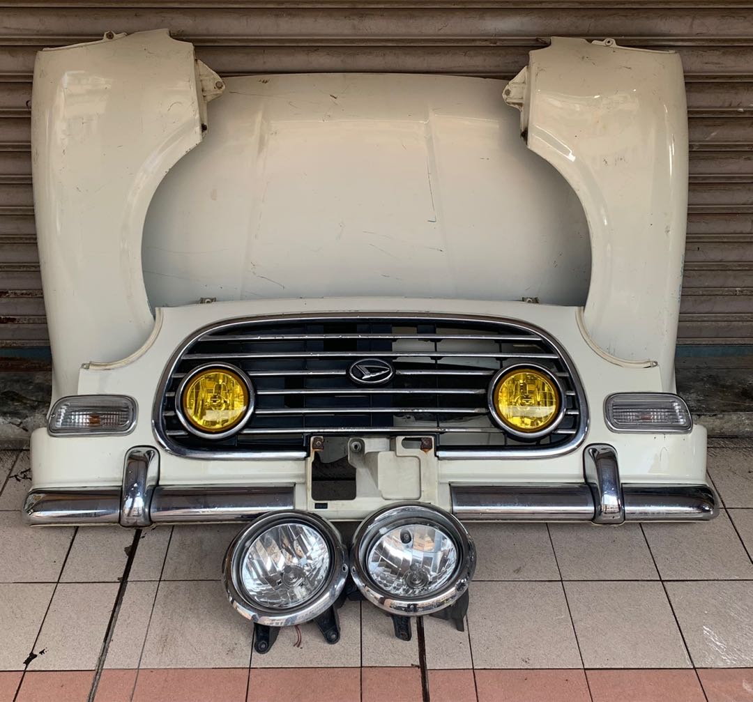 BODYPART DEPAN L700 GINO MINILITE FOGLAMP KUNING SESUAI UNTUK KELISA ...