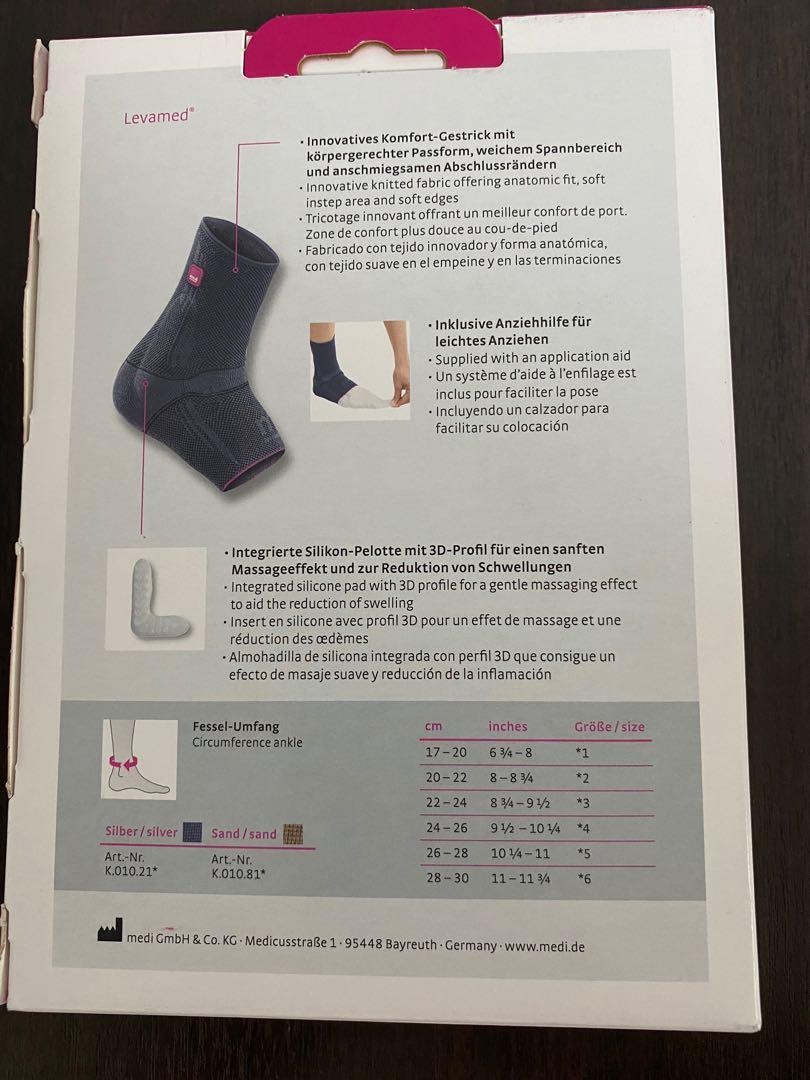 Brand New Medi Levamed Ankle Support/Brace, Health & Nutrition, Braces, Support & Protection on ...