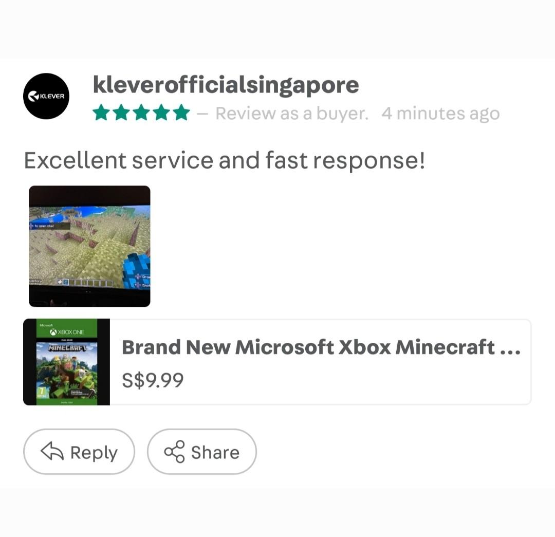 Brand New Microsoft Xbox Minecraft Digital Download Game Code for Xbox ...
