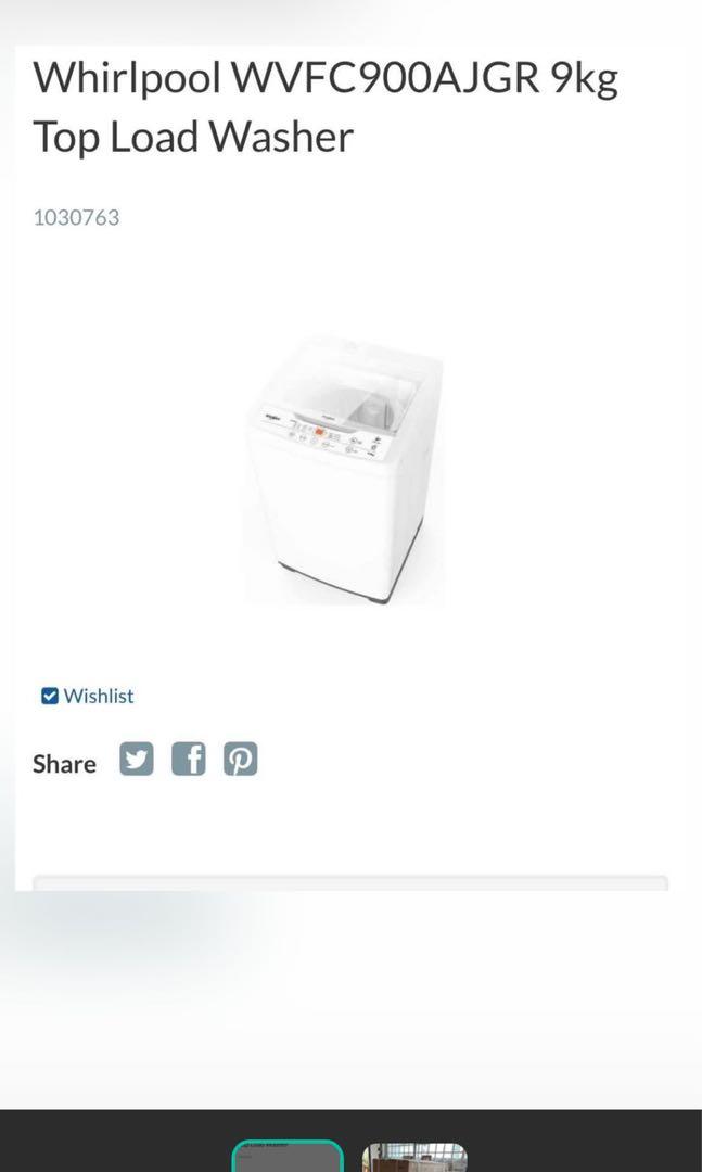 Brand new unbox Washing Machine, TV & Home Appliances, Washing Machines ...