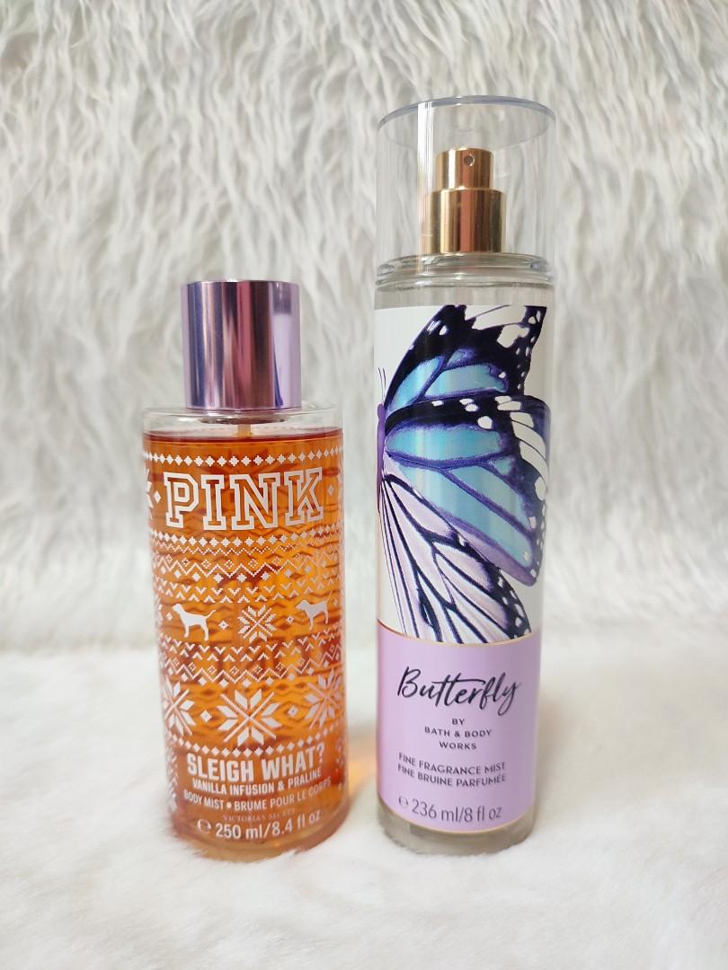 Butterfly Bath and body works and Pink Sleigh What Bundle, Beauty ...