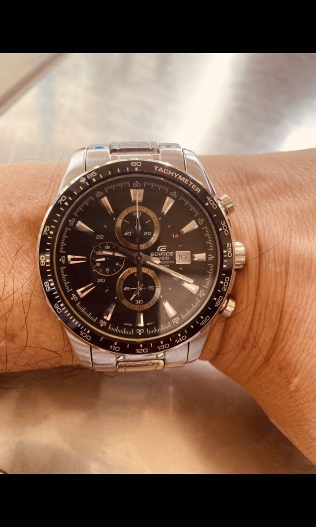 Casio Edifice with Chrono Tachymeteruuhujhn, Men's Fashion, Watches ...