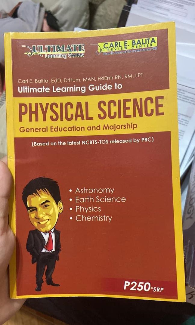 CBRC Physical Science LET Reviewer Hobbies Toys Books Magazines cbrc-physical-science-let-reviewer-hobbies-toys-books-magazines