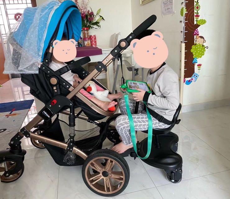 Children scroller for 2, Babies & Kids, Going Out, Strollers on Carousell