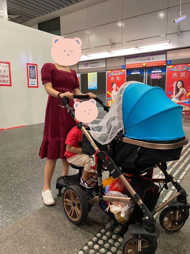 Children scroller for 2, Babies & Kids, Going Out, Strollers on Carousell