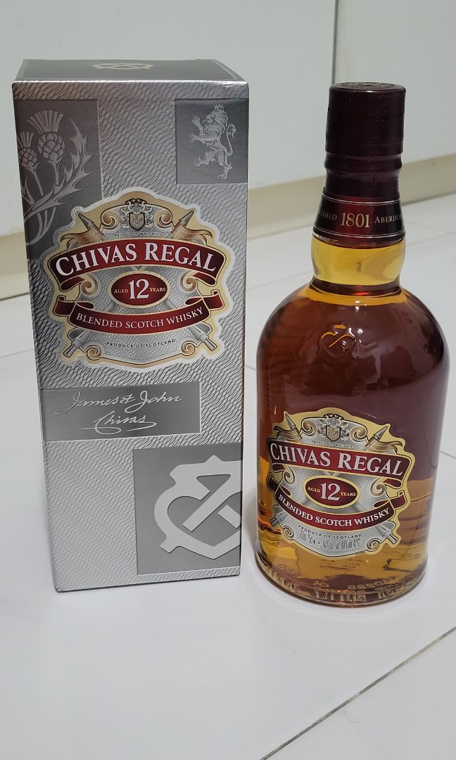 CHIVAS 12 YEARS REGAL 750ML, Food & Drinks, Alcoholic Beverages on ...
