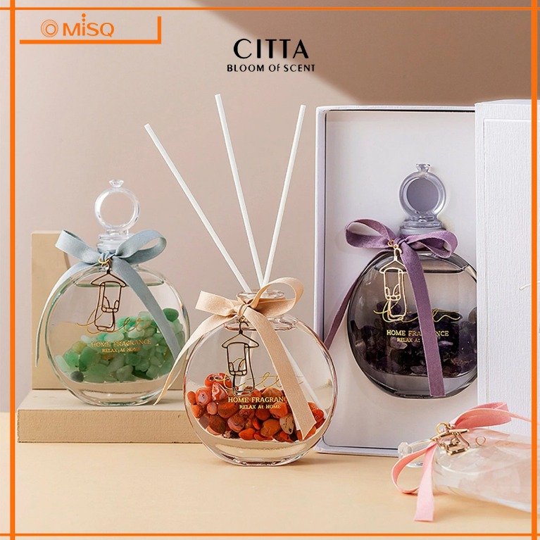 CITTA Stone Series Reed Diffuser Aromatherapy 100ML Premium Essential ...