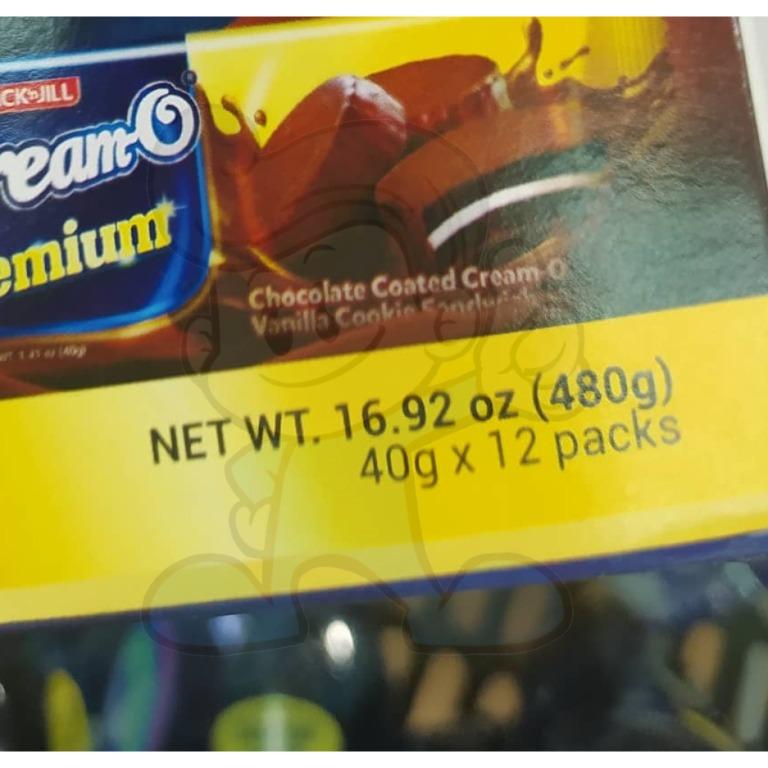 Cream-O Premium Chocolate Coated Vanilla Cookie Sandwich (2 x 480g ...