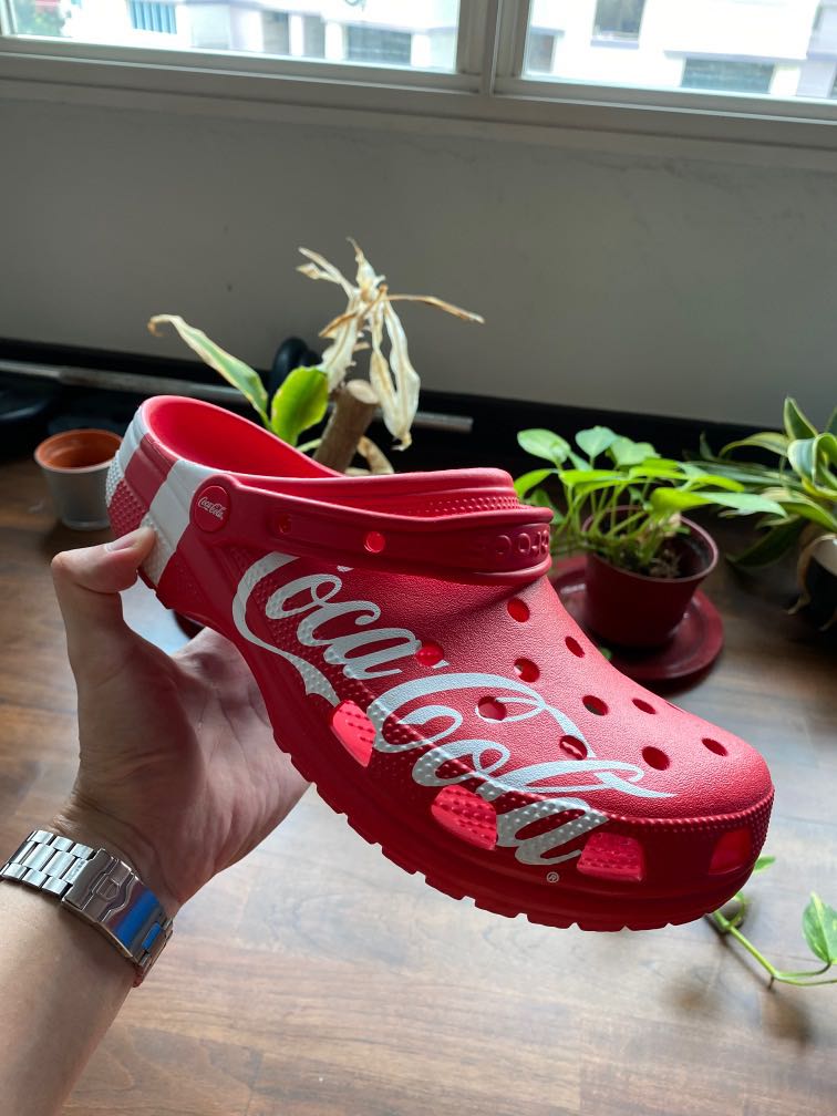 Crocs Coca cola special edition, Men's Fashion, Footwear, Flipflops and ...
