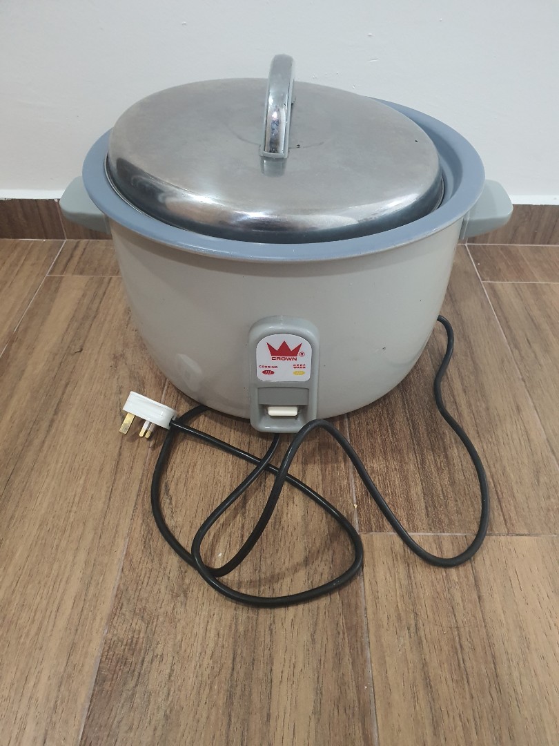 Crown 4L Electric Automatic Rice Cooker, TV & Home Appliances, Kitchen ...