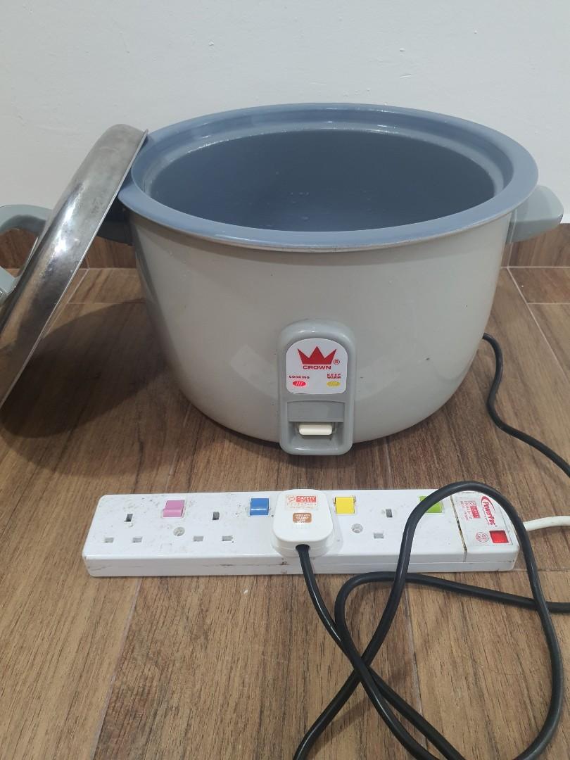 Crown 4L Electric Automatic Rice Cooker, TV & Home Appliances, Kitchen ...