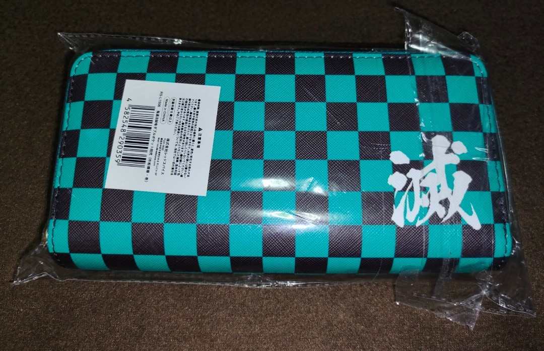 Demon Slayer: Kimetsu No Yaiba Tanjiro Theme Long Wallet, Women's ...