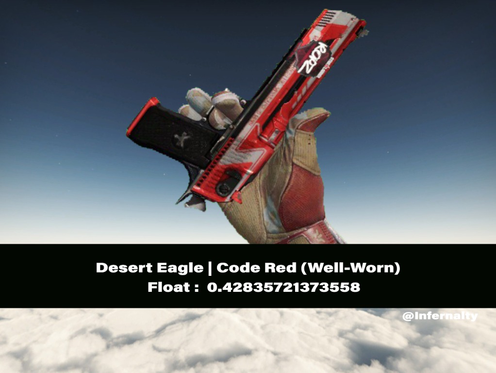 Desert Eagle Code Red WW CSGO SKINS KNIVES, Video Gaming, Gaming ...