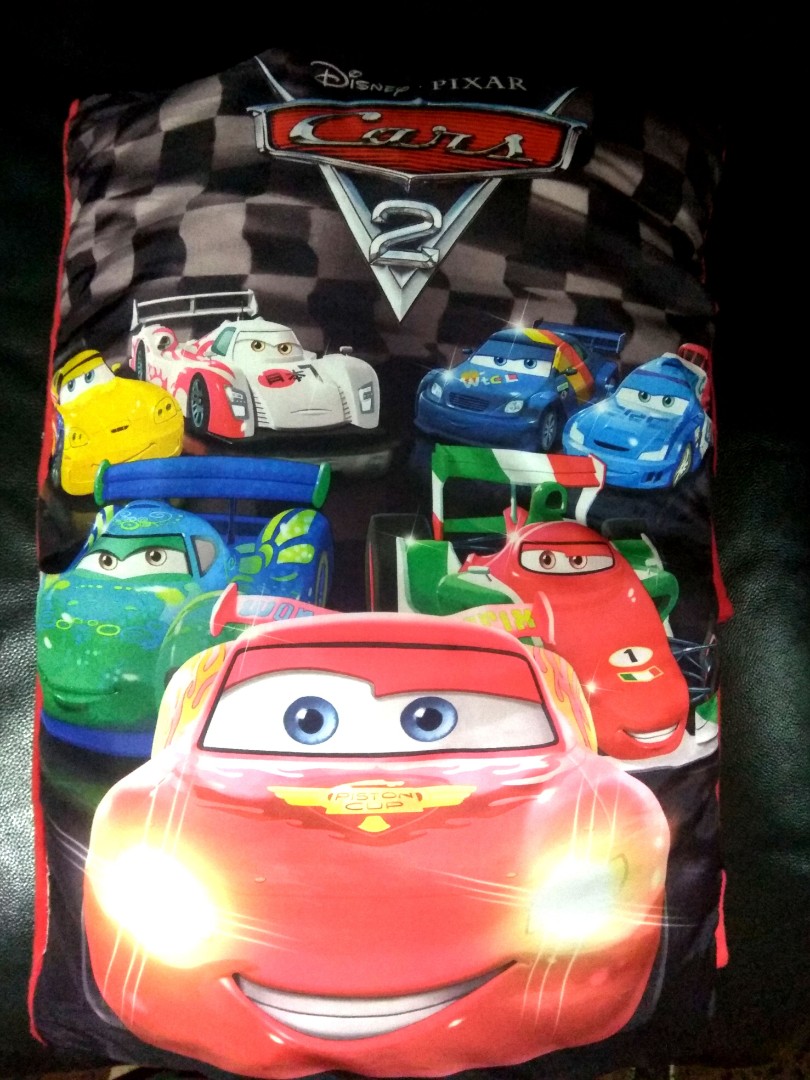 DISNEY PIXAR - CARS 2 Storybook Pillow, Hobbies & Toys, Books ...
