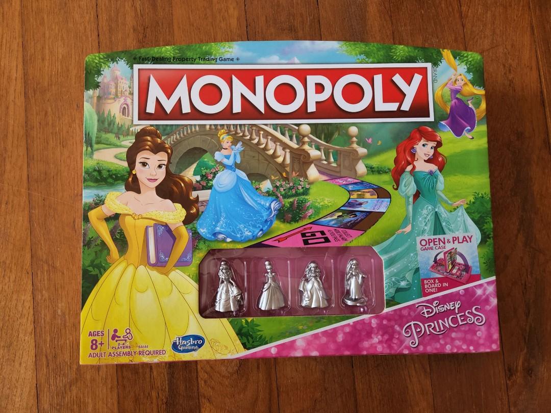 Disney Princess Monopoly, Hobbies & Toys, Toys & Games on Carousell