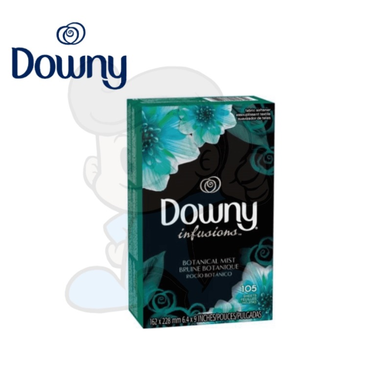 Downy Infusions Botanical Mist Dryer Sheets, 105 sheets, Furniture ...