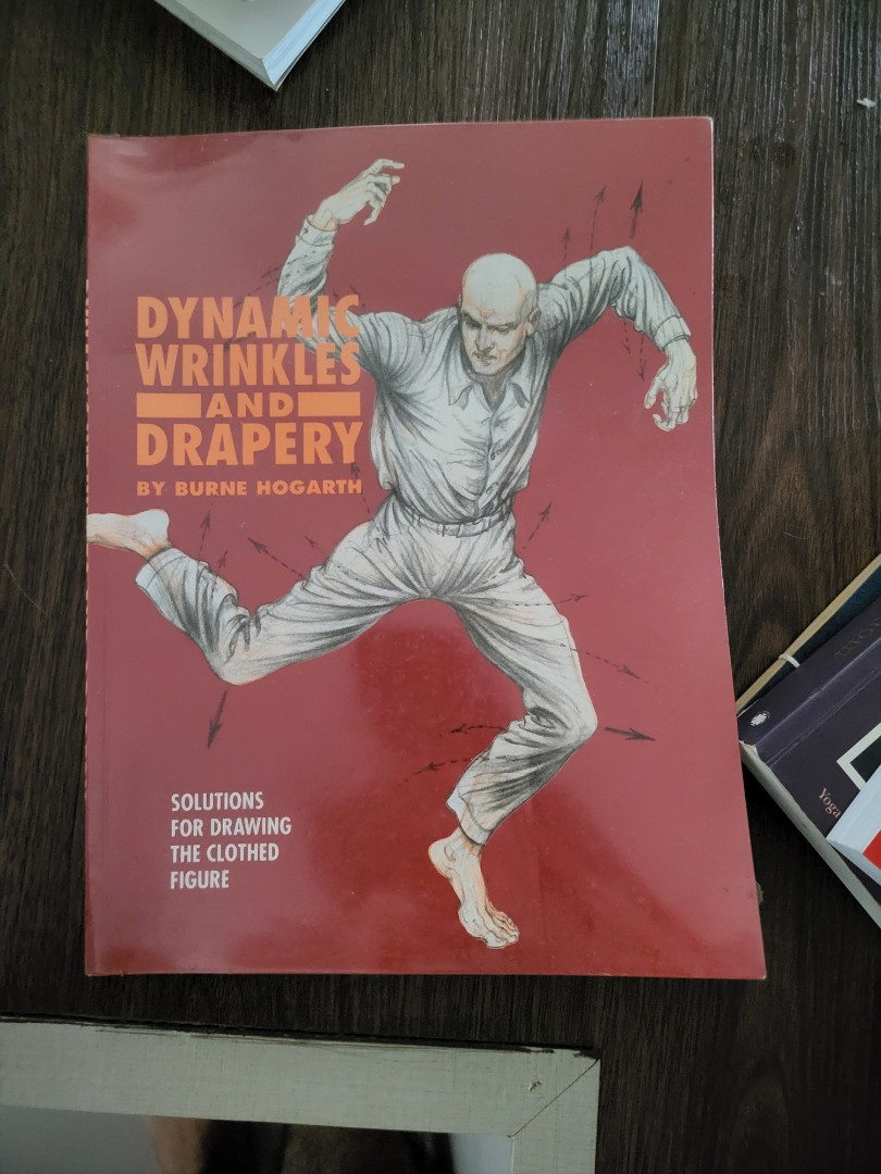 Dynamic wrinkle drapery Burne Hogarth, Hobbies & Toys, Books ...