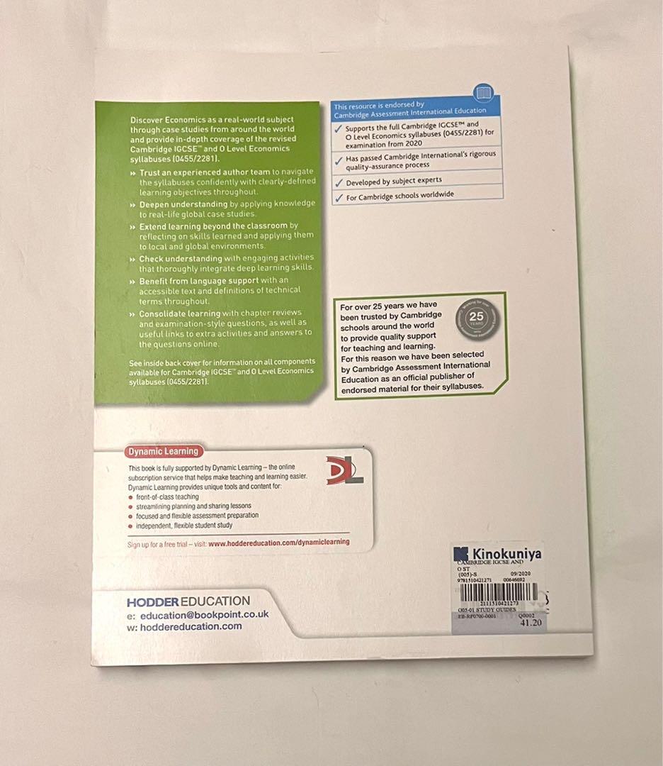 Economics IGCSE CAMBRIDGE AND O LEVELS, Hobbies & Toys, Books ...