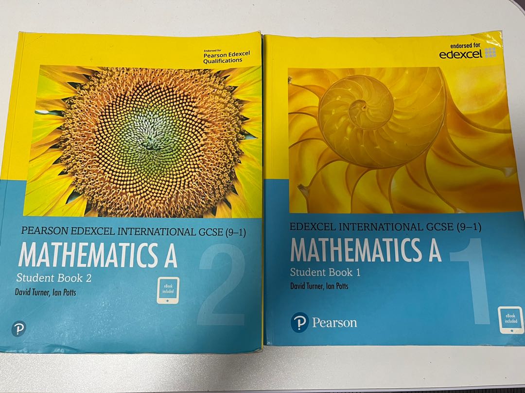 edexcel igcse mathematics A (9-1) student textbook 1 & 2, 興趣及遊戲, 書本 ...