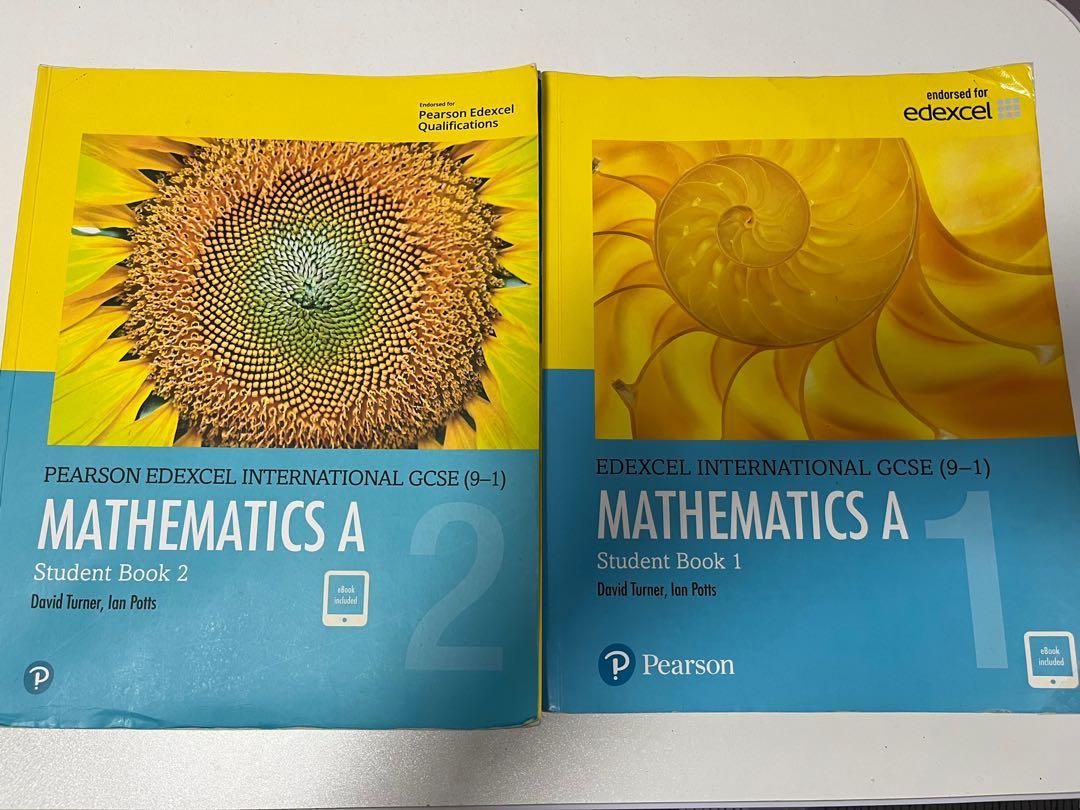 edexcel igcse mathematics A (9-1) student textbook 1 & 2, 興趣及遊戲, 書本 ...