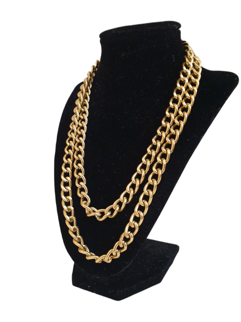 Faux Gold Big Rope Rapper Chain Stage Performance 90s Style Old School ...