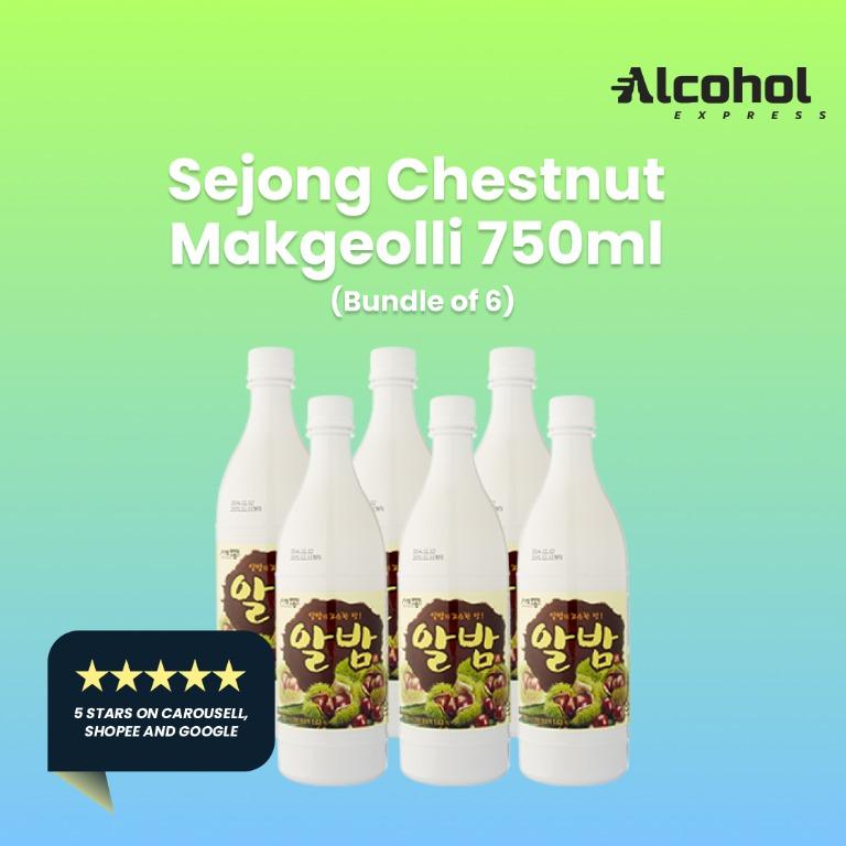 Sejong Chestnut Makgeolli 750ml, Food & Drinks, Alcoholic Beverages on ...