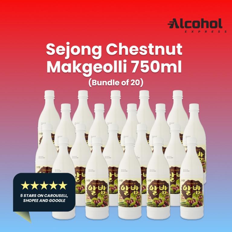 Sejong Chestnut Makgeolli 750ml, Food & Drinks, Alcoholic Beverages on ...