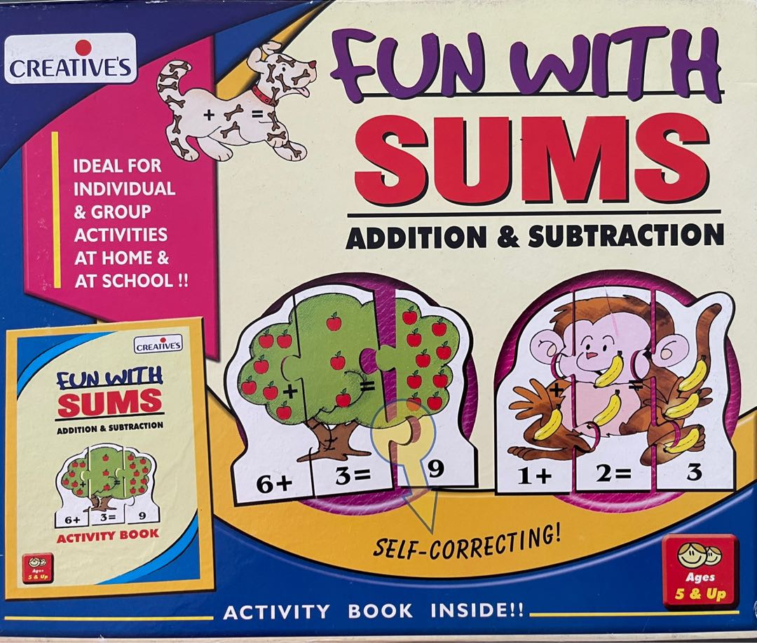 Fun with Sums - Addition and Subtraction, Hobbies & Toys, Toys & Games ...