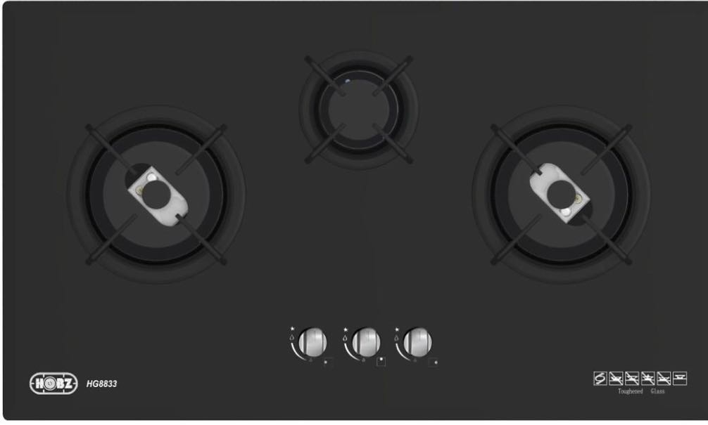 Gas Hob (Brand: HOBZ, Model: HG8833), TV & Home Appliances, Kitchen ...