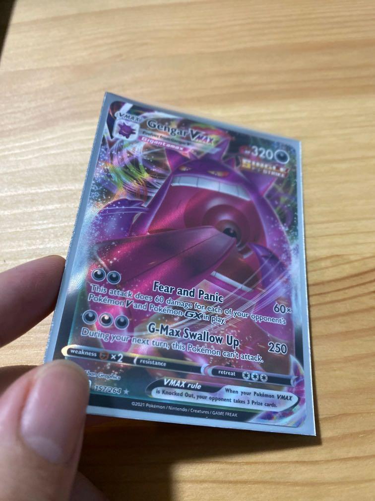 Gengar VMAX, Hobbies & Toys, Toys & Games on Carousell