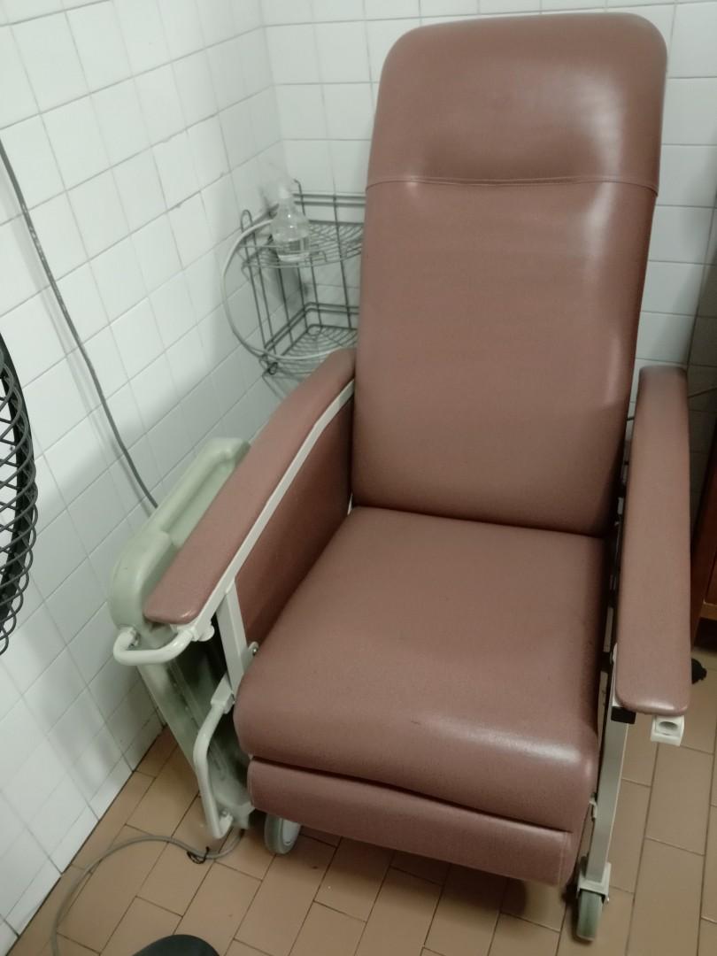 Geriatric chair with table, Furniture & Home Living, Furniture, Other ...