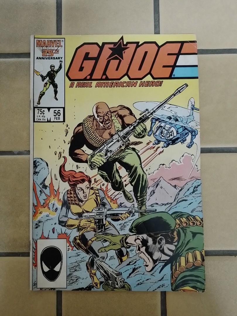 G.I. Joe: A Real American Hero #56 ( Mike Zeck - Cover Art ) Marvel ...