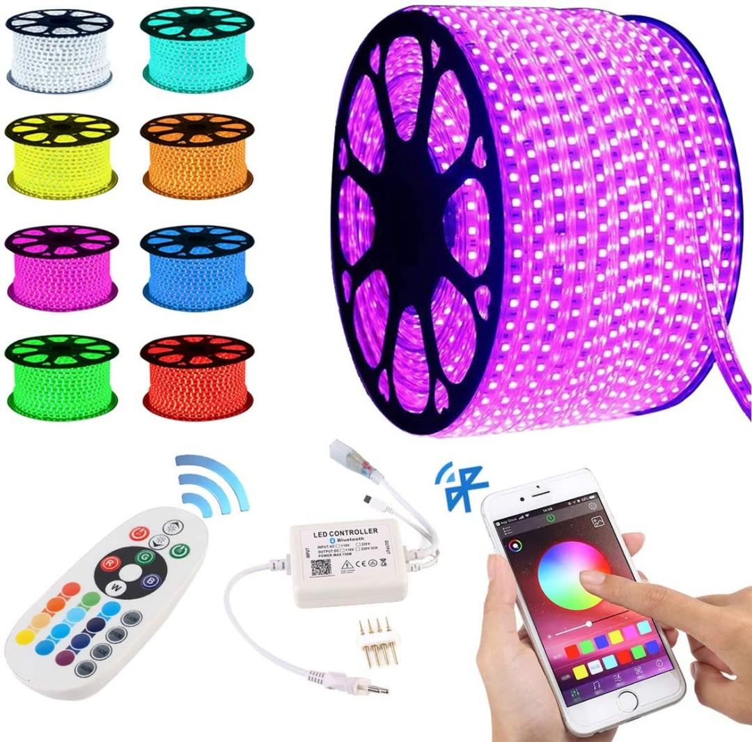 GreenSun LED Lighting Bluetooth LED Strip RGB 10 m LED Light Strip SMD ...