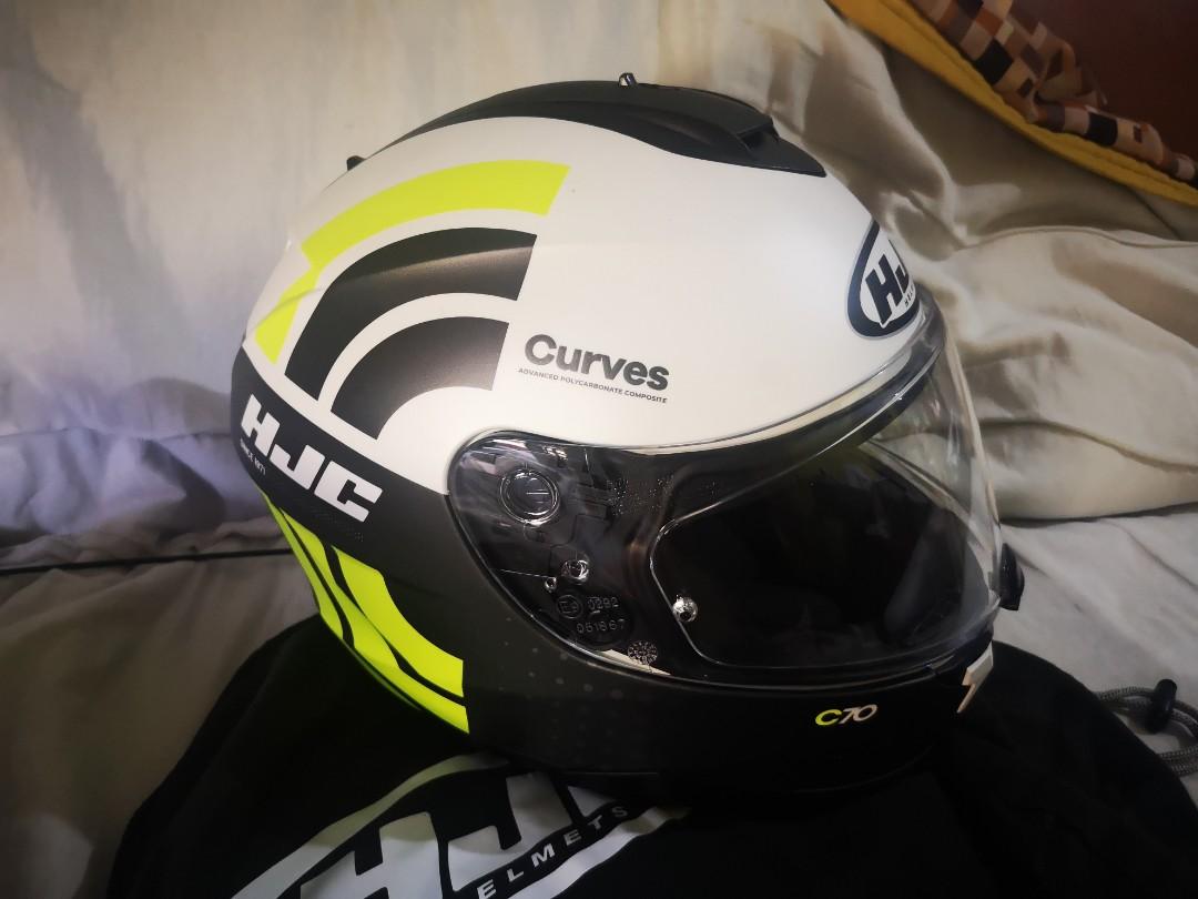 HJC C70 Curves For You, Motorbikes, Motorbike Parts & Accessories ...