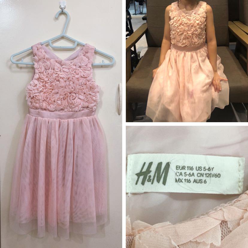 Hnm dress gown, Babies & Kids, Babies & Kids Fashion on Carousell